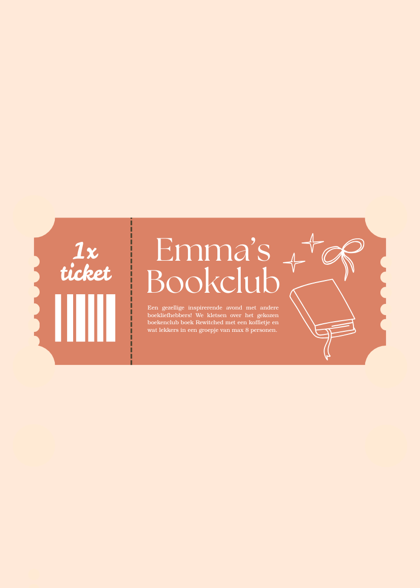 Emma's Bookclub ticket • maart 2026